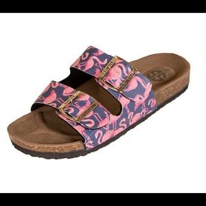 Simply Southern | Shoes | New Simply Southern Flamingo Slides Sandals ...